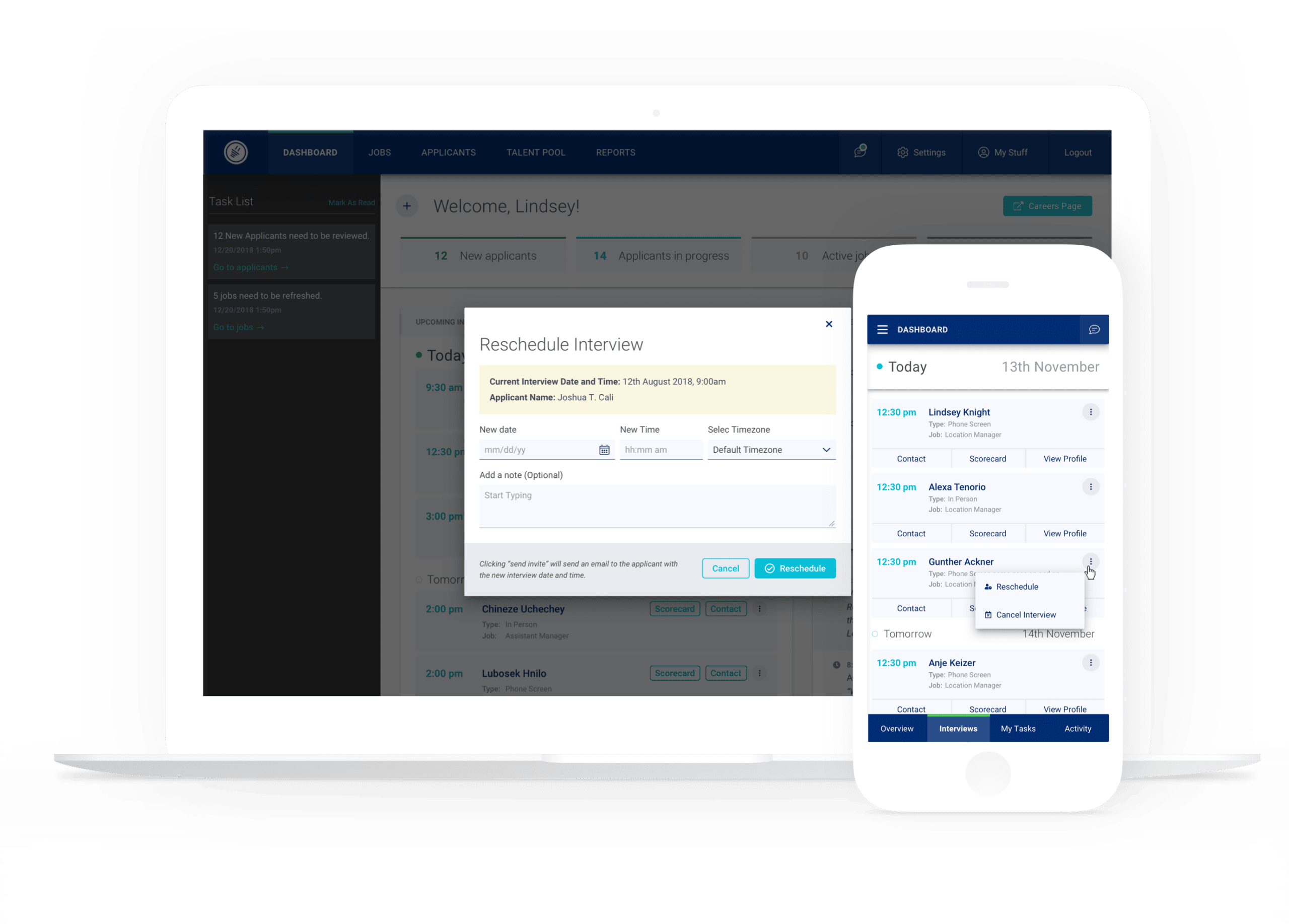 Automated Interview Scheduling Software - Candidate Scheduler Tool