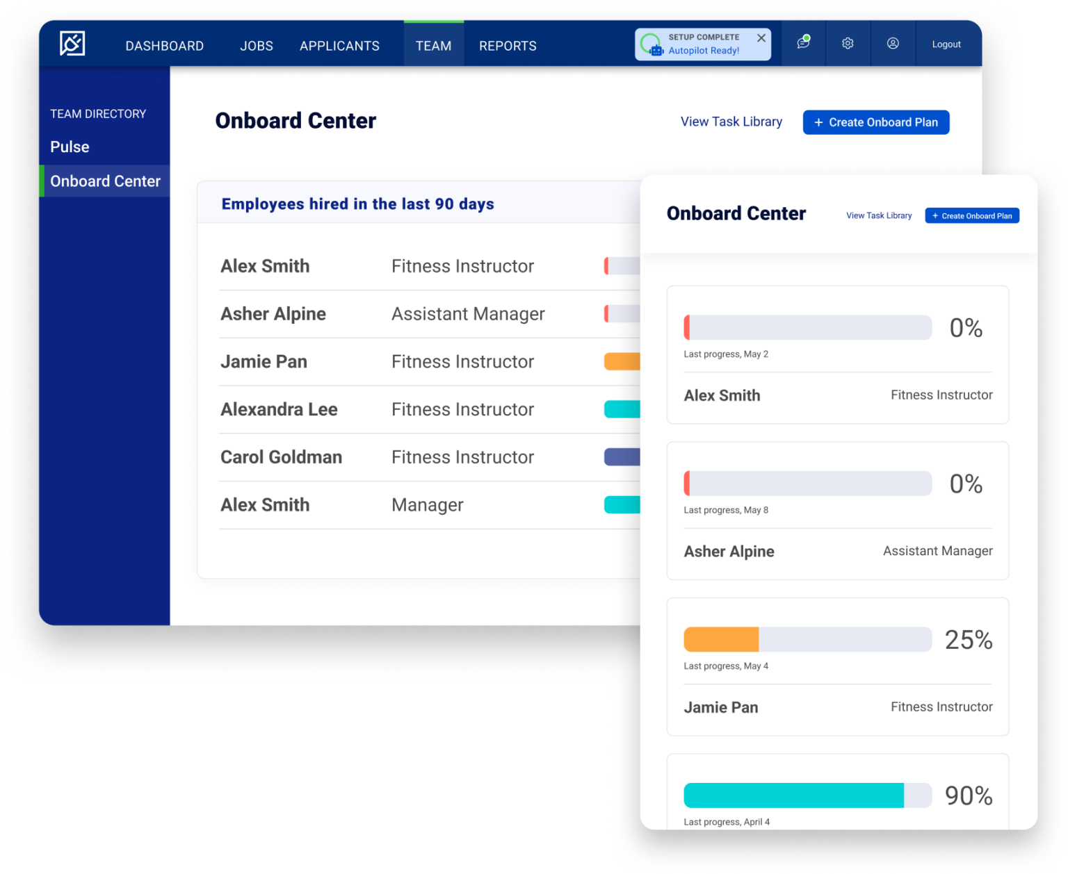 Onboarding & Team Management - CareerPlug